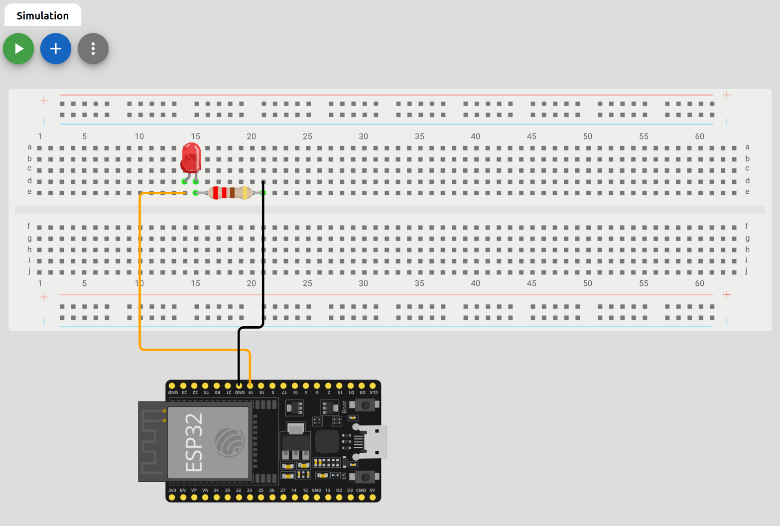 Simulador MicroPython - Curso de MicroPython